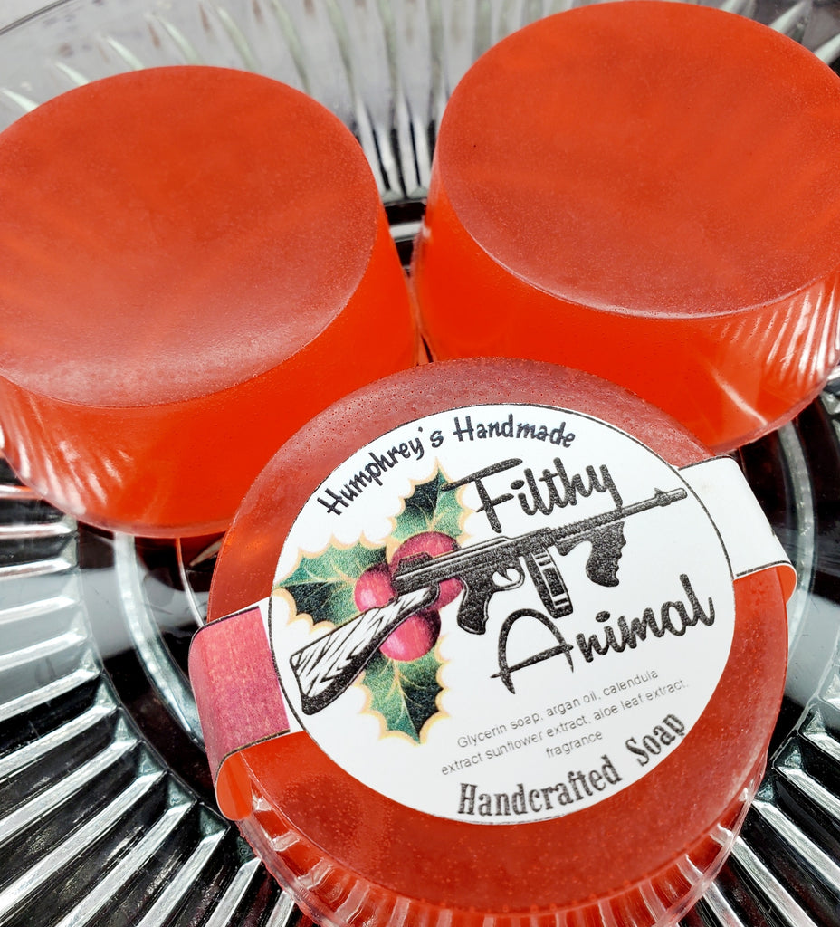 FILTHY ANIMAL Glycerin Soap | Manhattan Cognac Rye Whisky Cherry | Chr ...