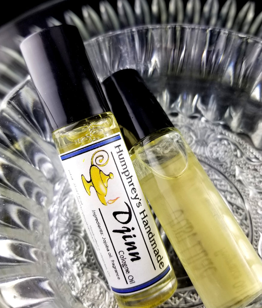 DJINN Men's Cologne | Roll On Jojoba Oil | Agarwood Oud and Incense Sc ...