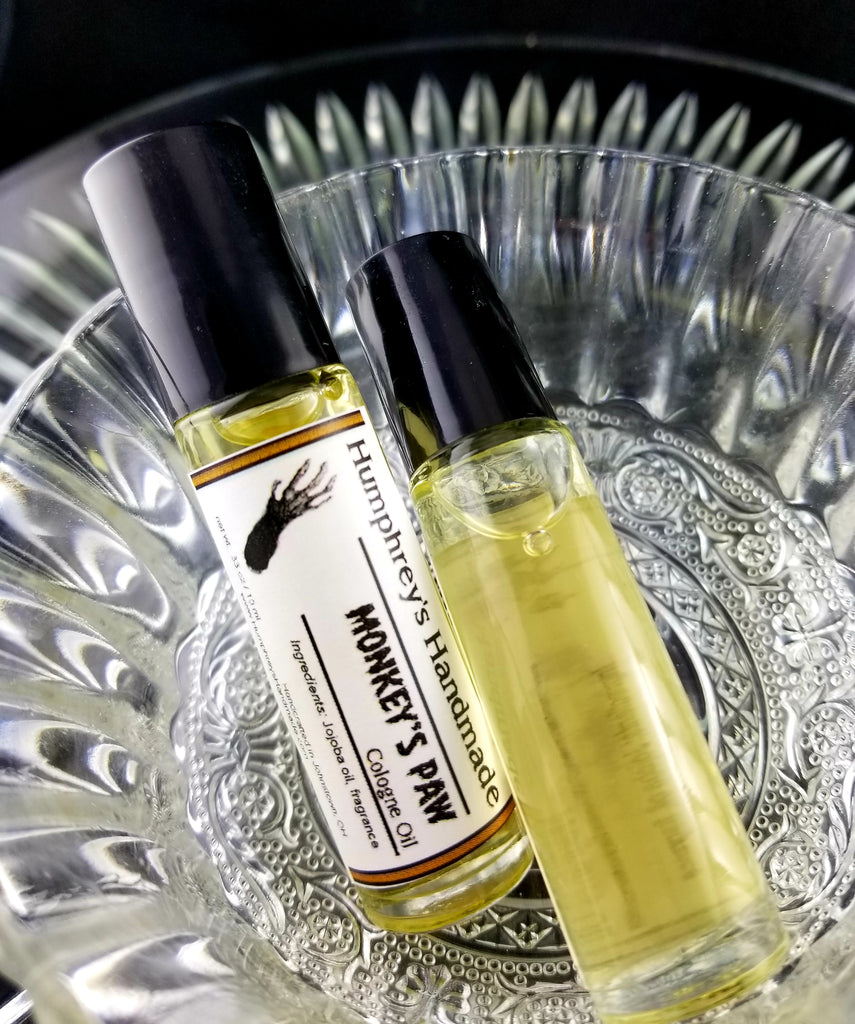 MONKEY'S PAW Cologne | Roll On Jojoba Oil | Banana Coconut | Unisex ...