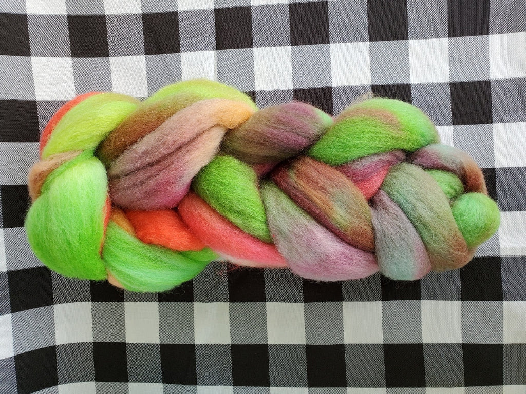 NYMPH Merino Wool Braid for Spinning and Felting | Wool Roving | Purpl ...