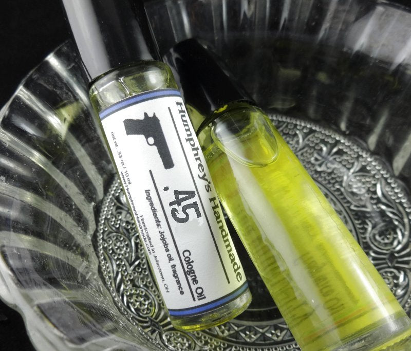 .45 Men's Cologne | Roll On Jojoba Oil | Barbershop Scent – Humphrey's ...