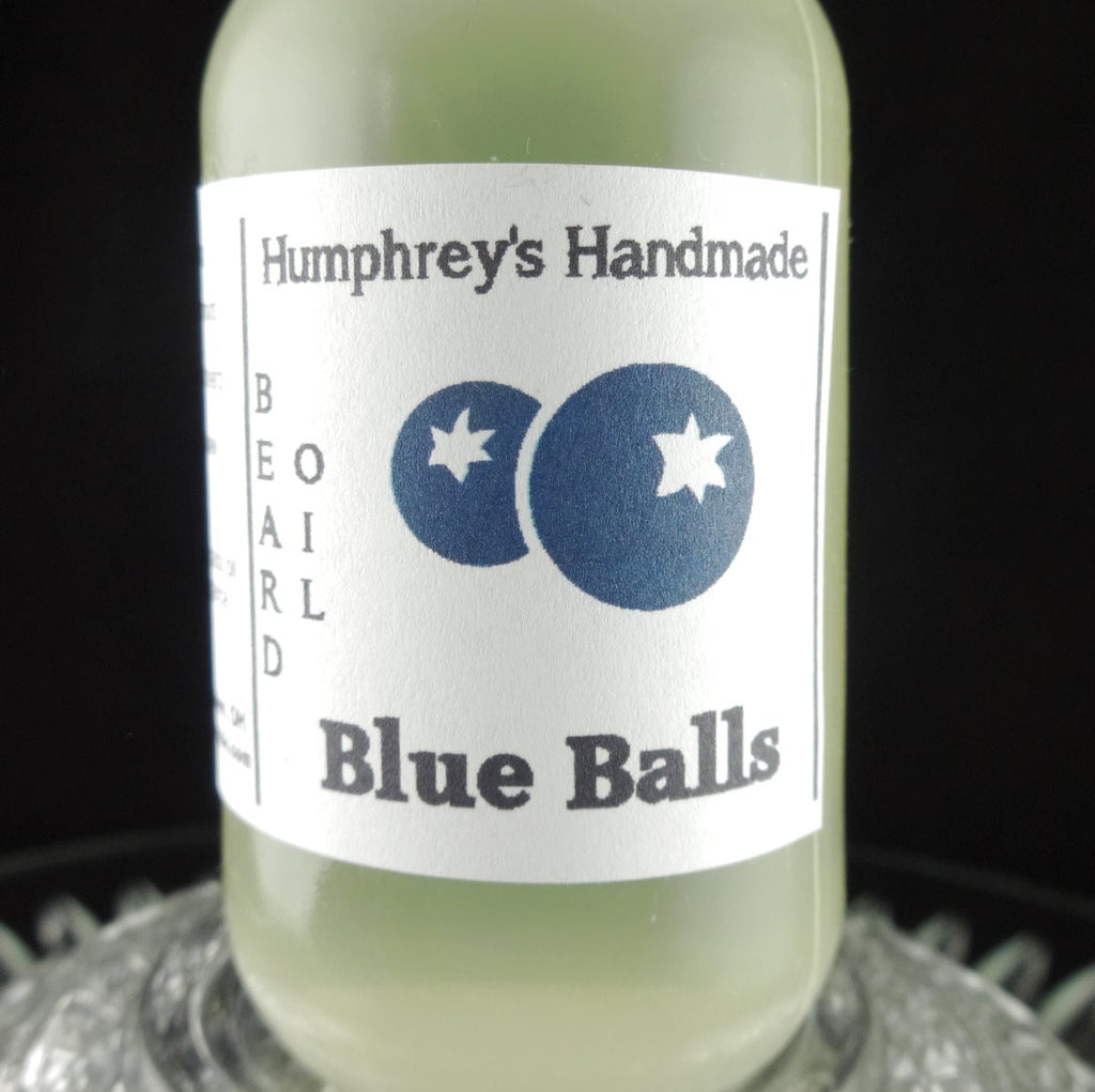 BLUE BALLS Beard Oil | Blueberry Scent | 2 oz – Humphrey's Handmade