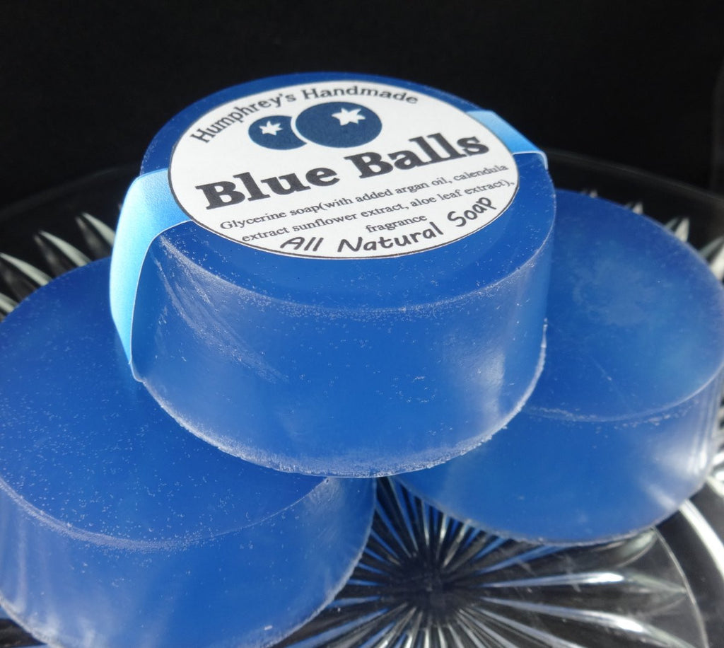 BLUE BALLS Blueberry Soap | Women's Shave Soap | Body Bar | Argan Oil ...