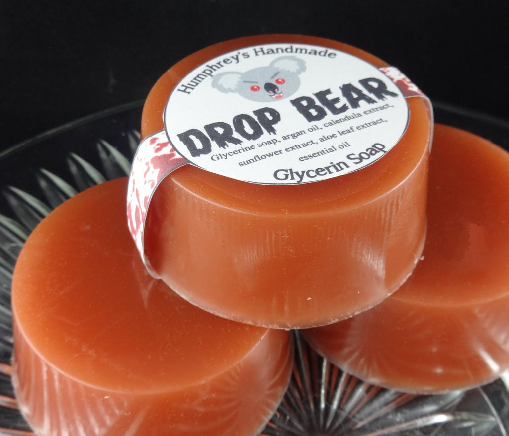 DROP BEAR Soap | Eucalyptus Tea Tree | Shave Puck | Beard Wash ...