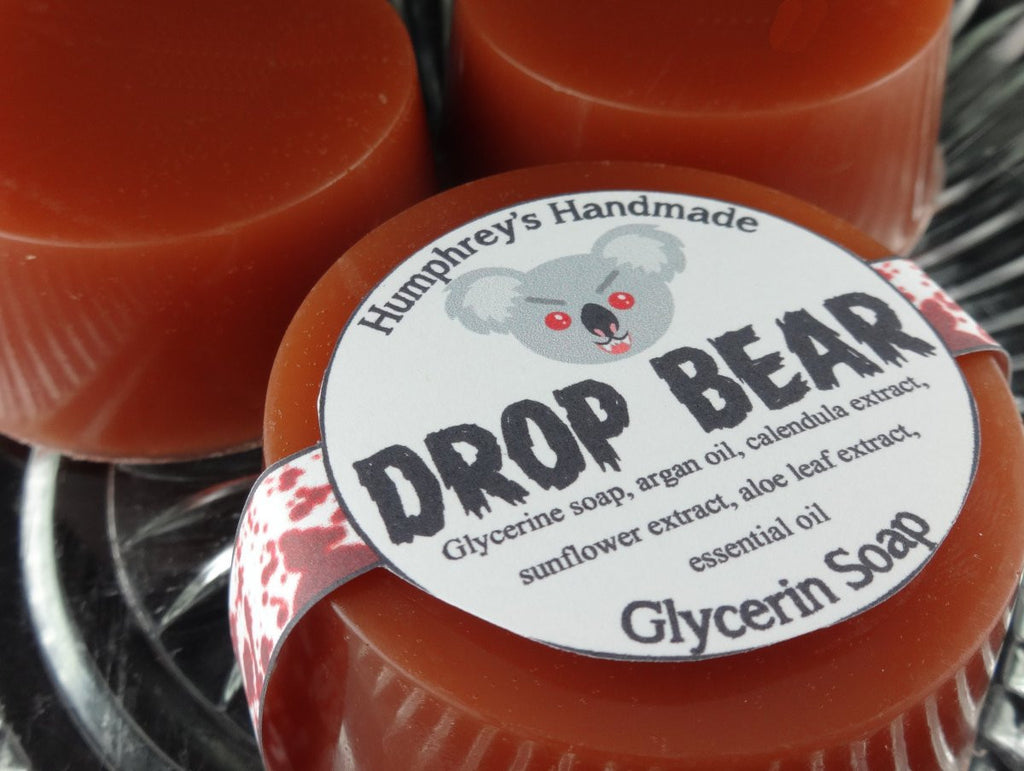 DROP BEAR Soap | Eucalyptus Tea Tree | Shave Puck | Beard Wash ...