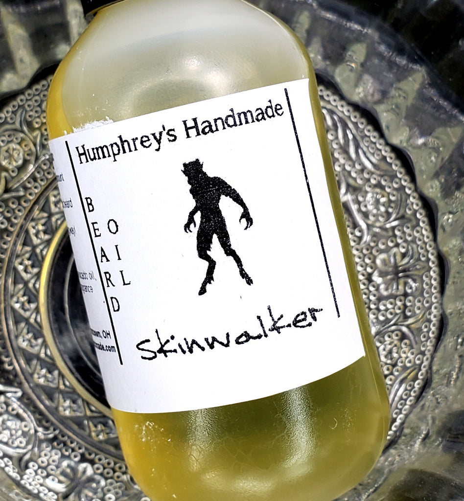 SKINWALKER Beard Oil | Birchwood and Oud | Cypress Amber Ocean | 2 oz ...