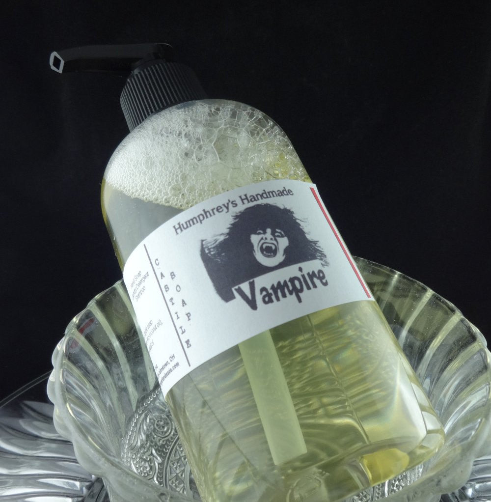 VAMPIRE Body & Beard Wash | Unisex | 8 oz | Blood Orange Scent Natural ...