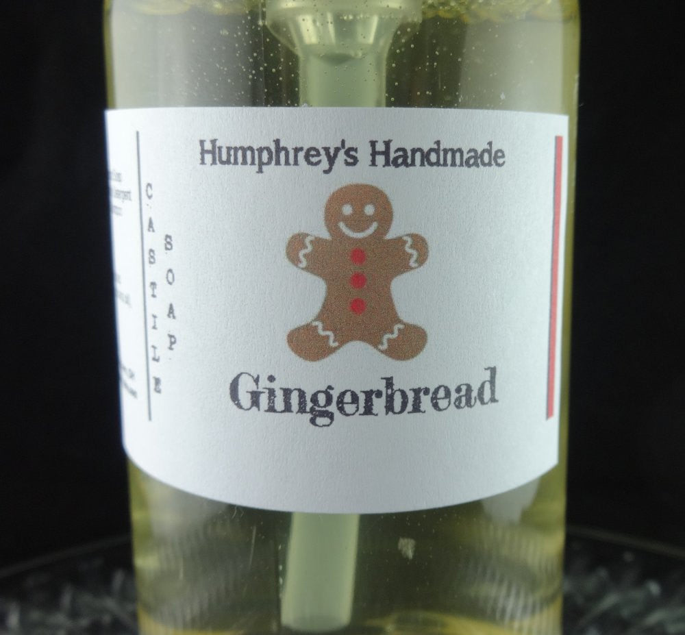 GINGERBREAD Body Wash | 8 oz | Women's Gingerbread Cookie Scented Cast ...