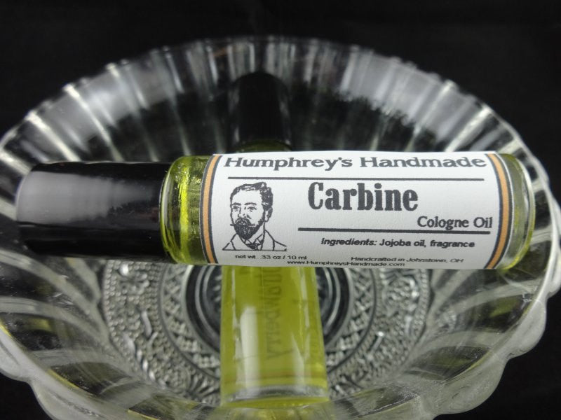 CARBINE Men's Cologne Oil | Roll On Jojoba Oil | Gun Oil Scent ...