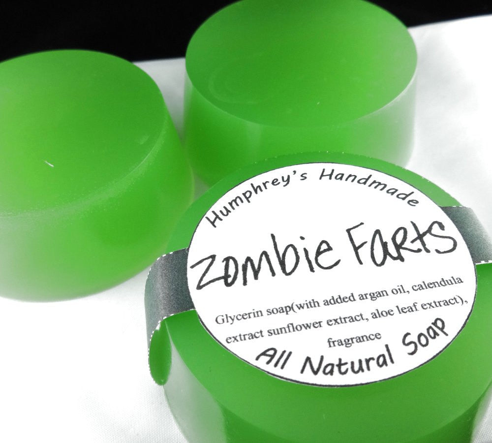 ZOMBIE FARTS Soap | Vanilla Scent | Shave & Shampoo Bar | Zombie Soap ...