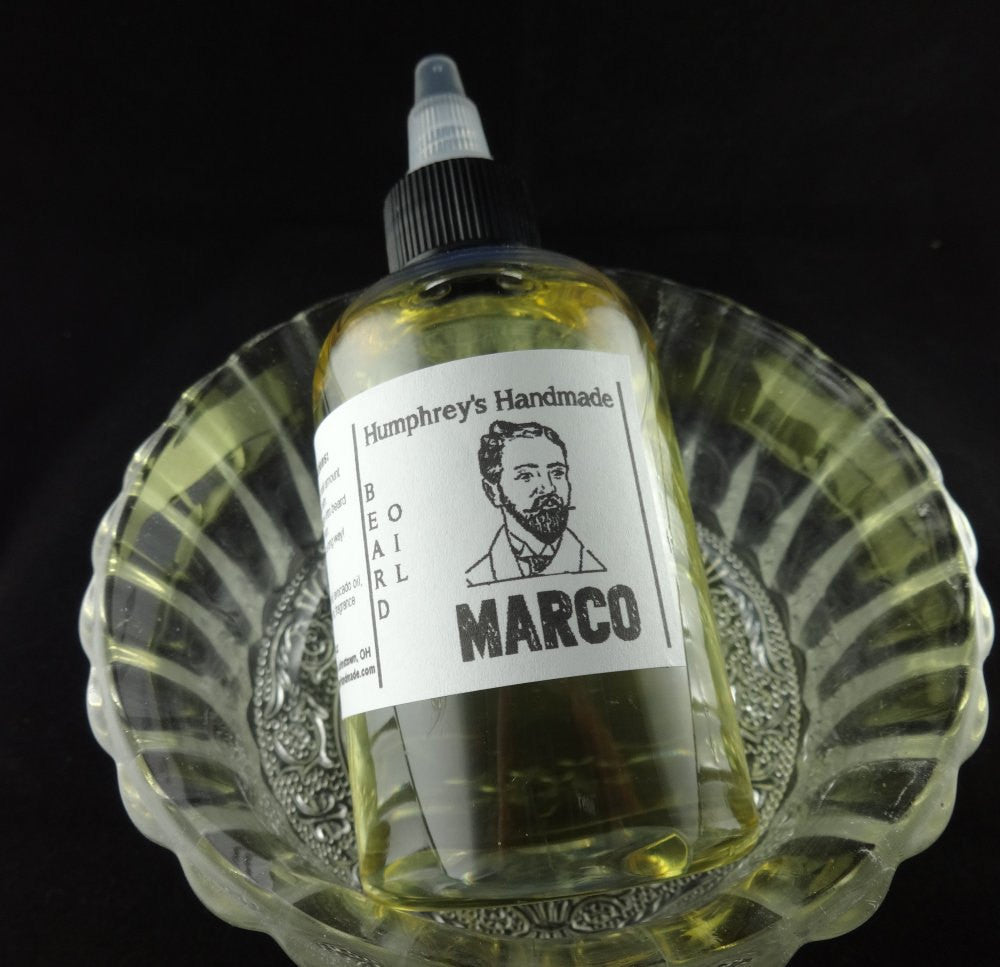 MARCO Beard Oil | 4 oz | Polo Sport Type – Humphrey's Handmade
