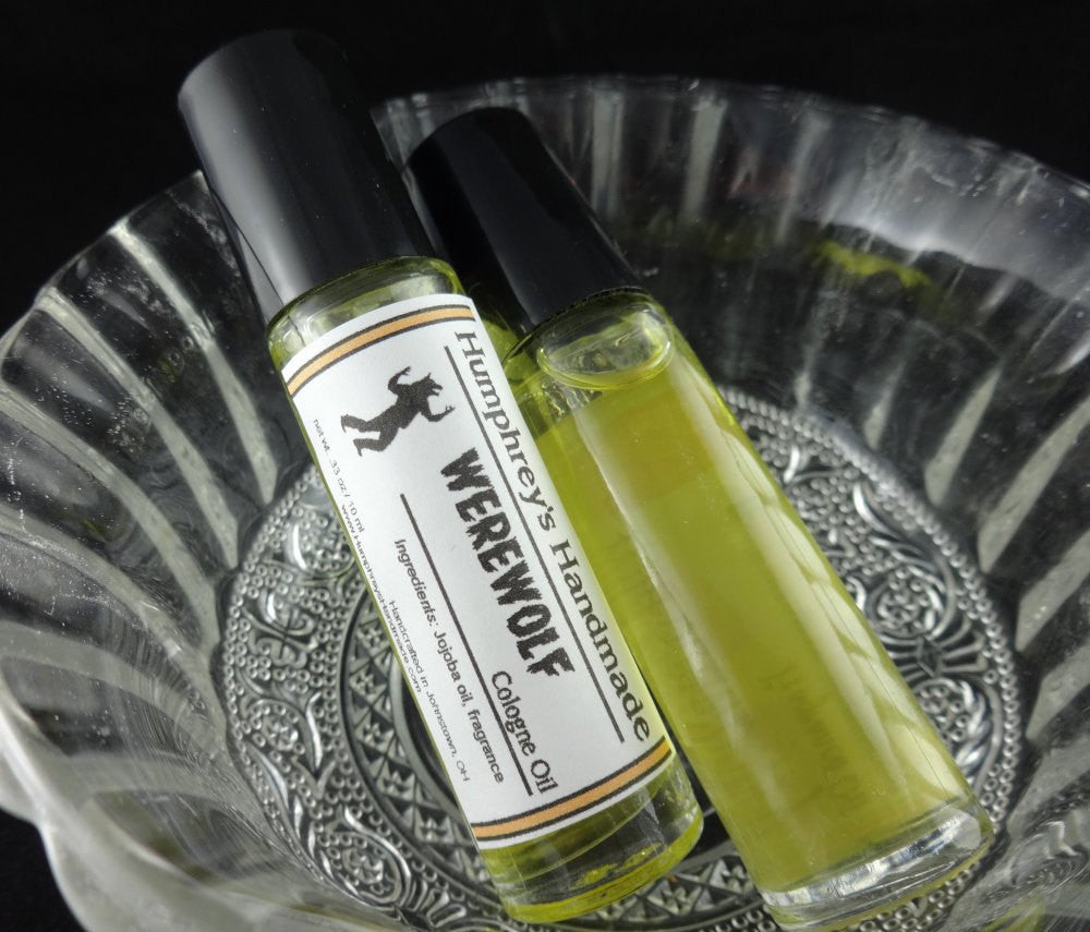 WEREWOLF Men's Cologne Oil | Roll On | Citrus | Cedar | Vetiver | Musk ...