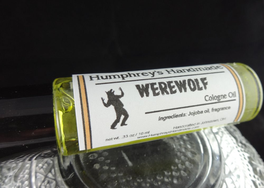 WEREWOLF Men's Cologne Oil | Roll On | Citrus | Cedar | Vetiver | Musk ...