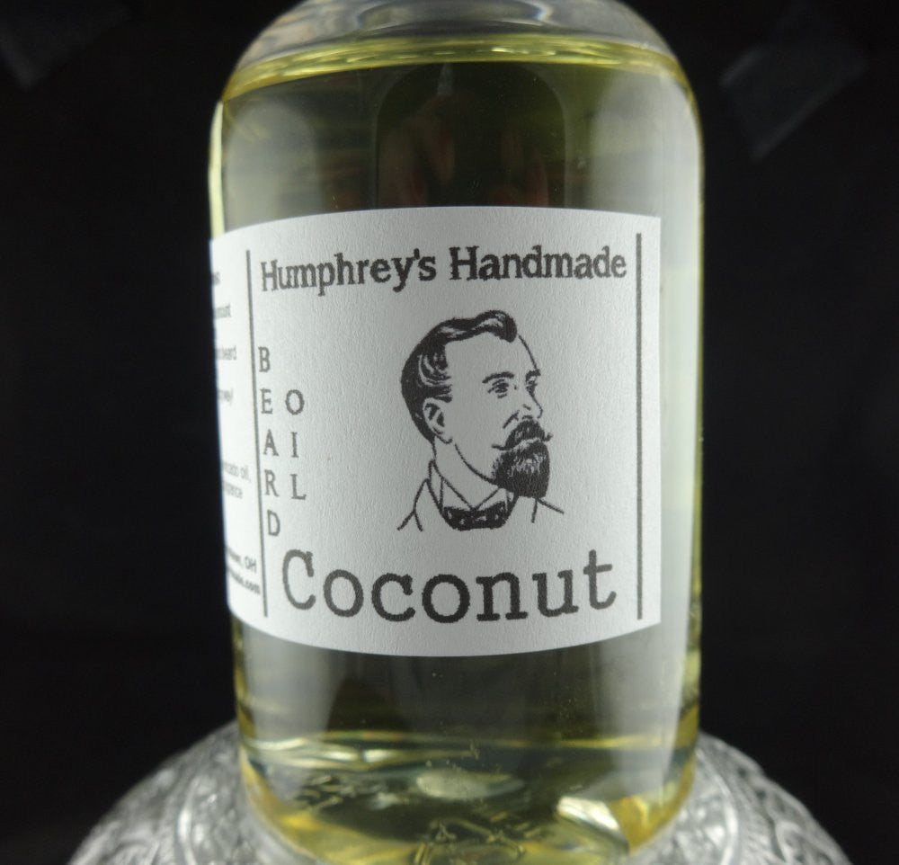 COCONUT Beard Oil | 4 oz | Tropical Serum – Humphrey's Handmade