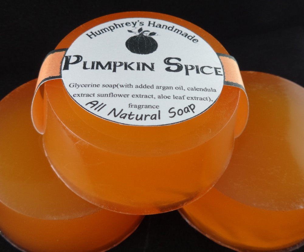 PUMPKIN SPICE Glycerin Soap | Shave & Shampoo Bar | Beard Wash | Shave ...