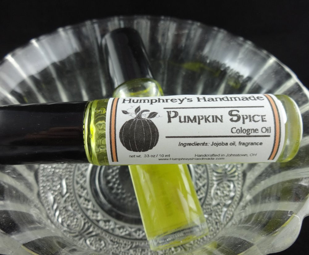 PUMPKIN SPICE Cologne Oil | Unisex | Roll On | Nutmeg Cinnamon ...