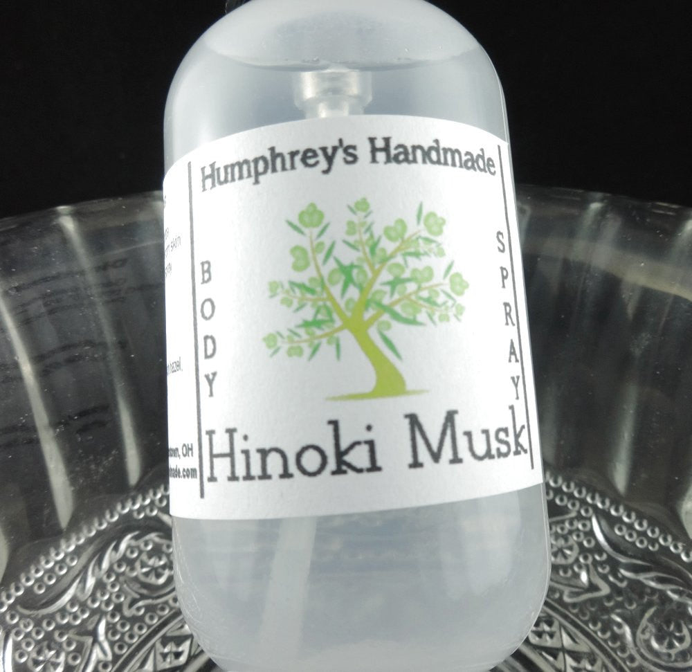 HINOKI MUSK Body Spray | Japanese Cypress | Exotic | All Natural Perfu ...