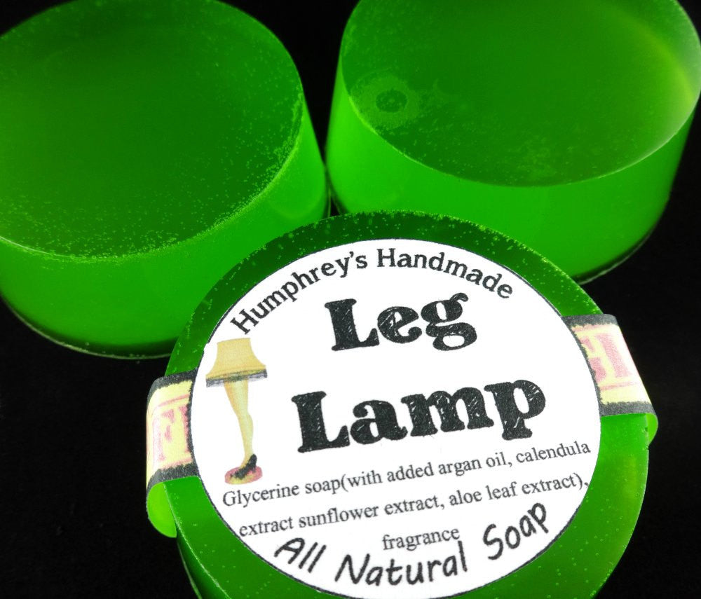 LEG LAMP Soap | Glycerin | Pine | Fir Needles |Cedar | Eucalyptus | Be ...