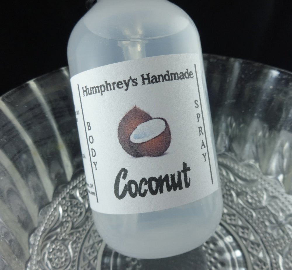 COCONUT Unisex Body Spray | Tropical | 2 oz | Room Spray – Humphrey's ...