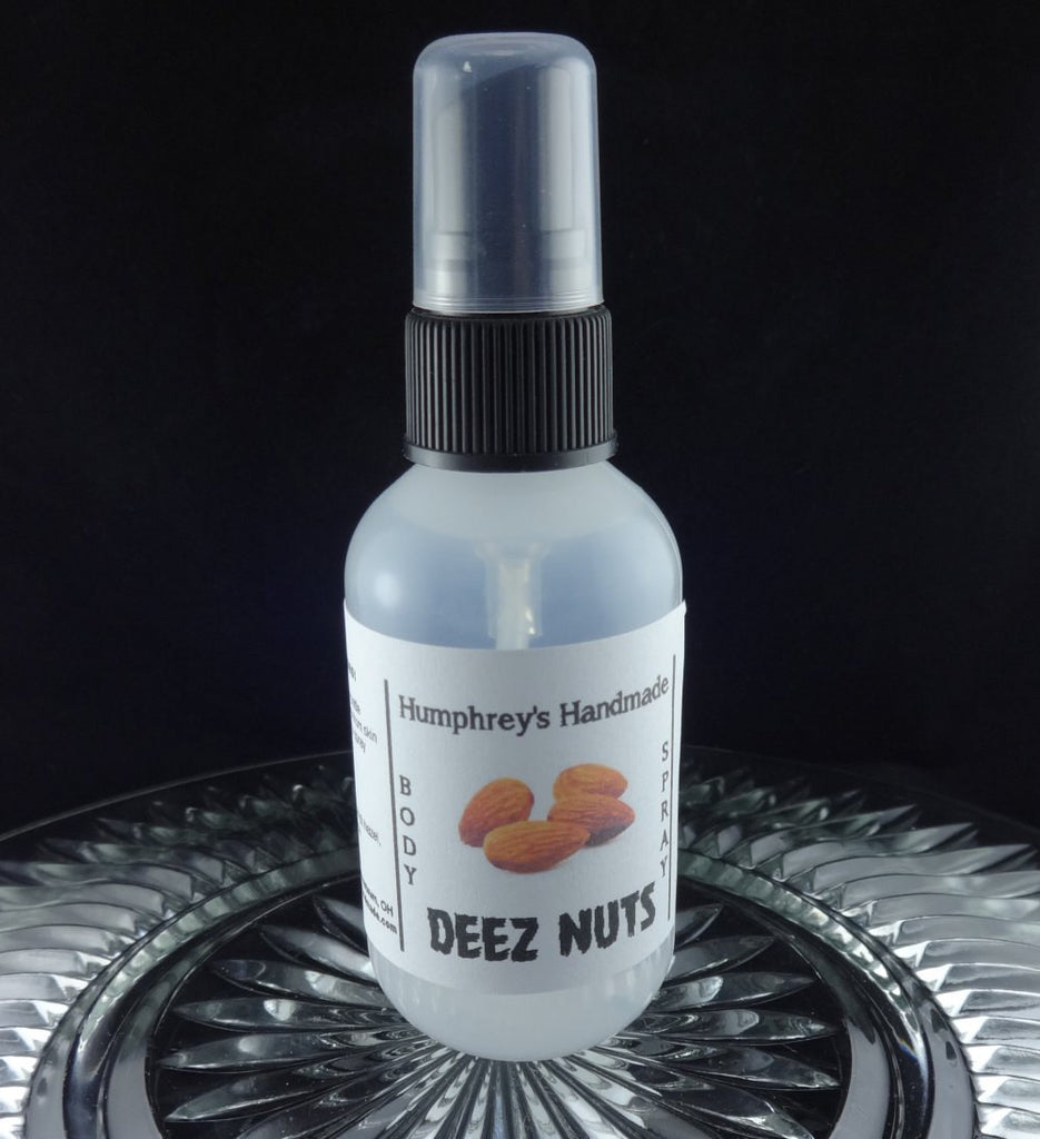 DEEZ NUTS Unisex Body Spray | Honey Almond | 2 oz – Humphrey's Handmade