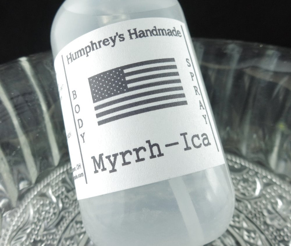 MYRRH-ICA Body Spray | Frankincense & Myrrh | 2 oz – Humphrey's Handmade