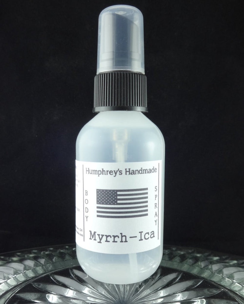 MYRRH-ICA Body Spray | Frankincense & Myrrh | 2 oz – Humphrey's Handmade