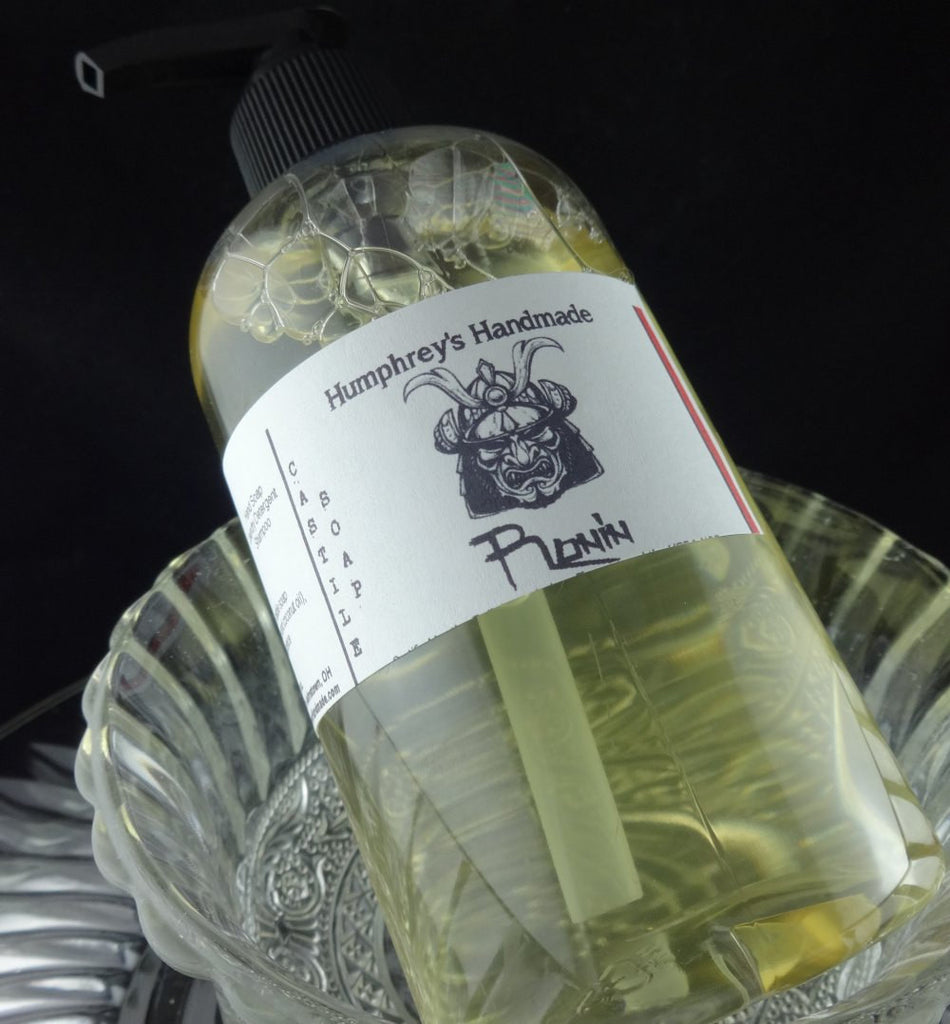 RONIN Beard Wash & Body Wash | 8 oz | Hinoki Wood Castile Soap | Japan ...