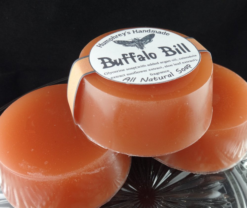BUFFALO BILL Soap | Leather Scent | Shave Soap | Beard Wash | Body Bar ...